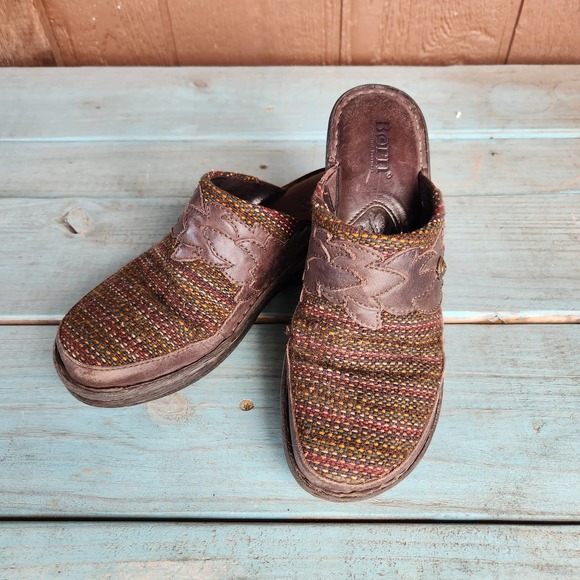 Born | Shoes | Born Concept Pittina Mules Shoes Women 9 4 Brown Sarape ...